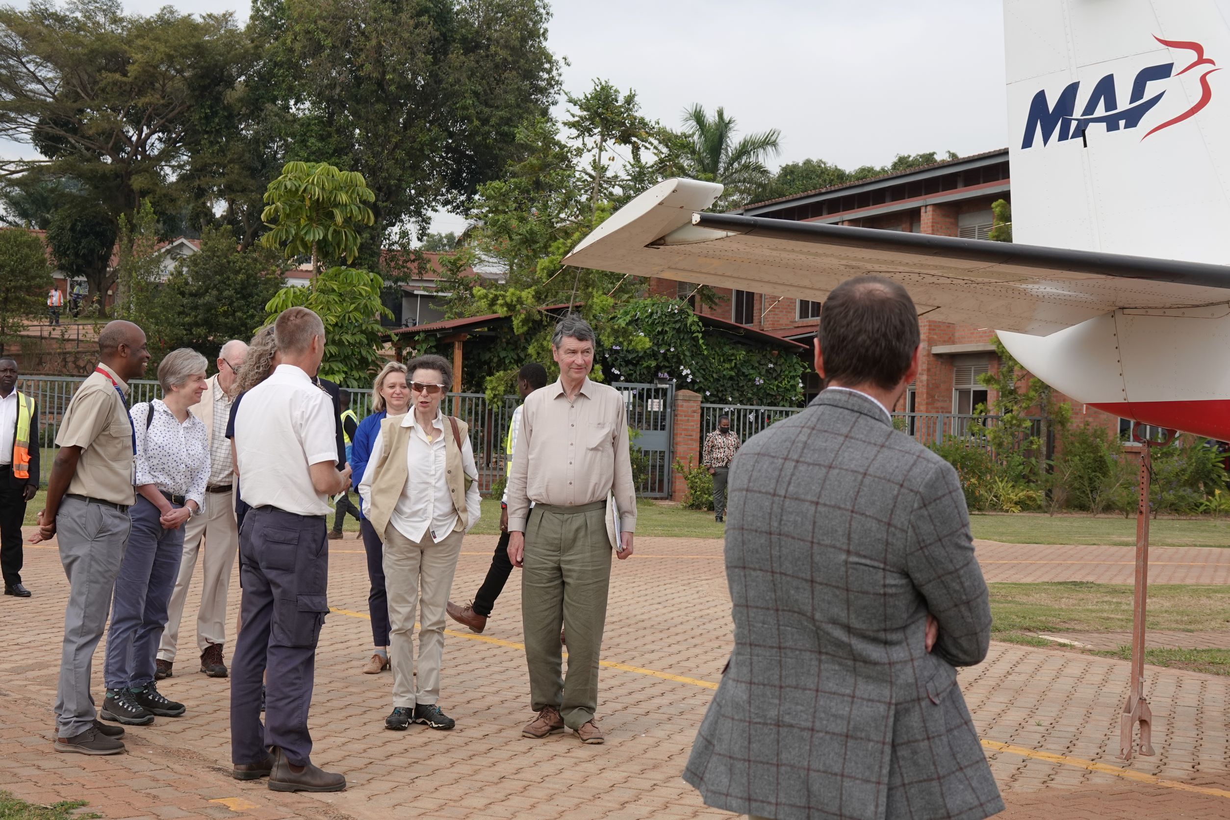 Princess Anne flies with MAF to see refugee initiatives in Uganda | MAF ...