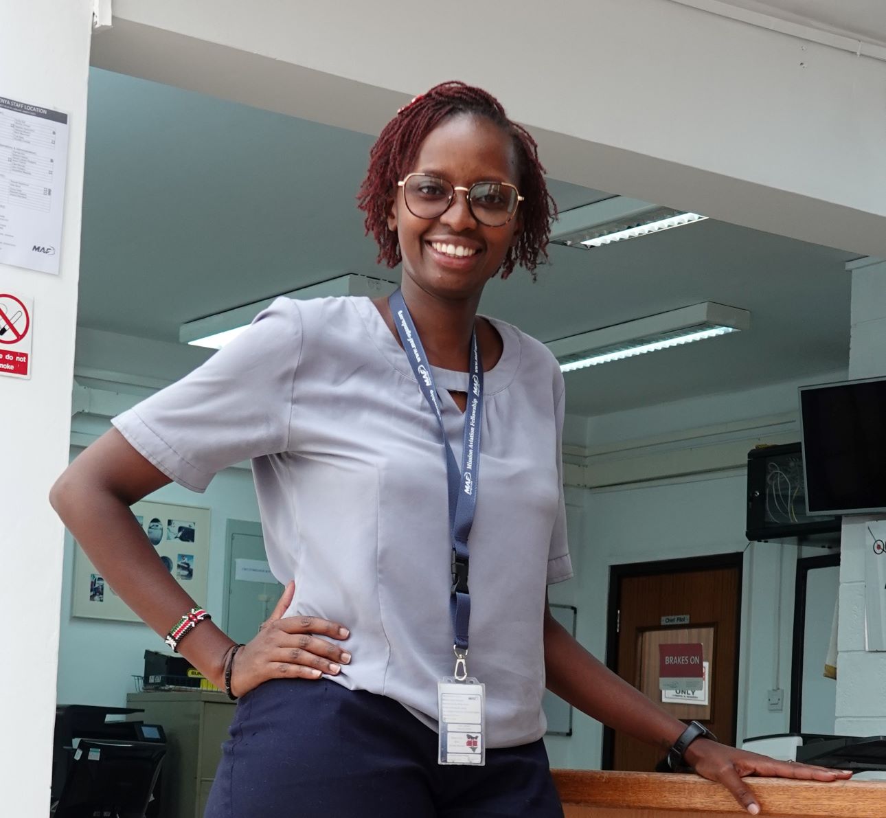 Teamwork with a smile: Meet MAF Kenya's Brenda | MAF International