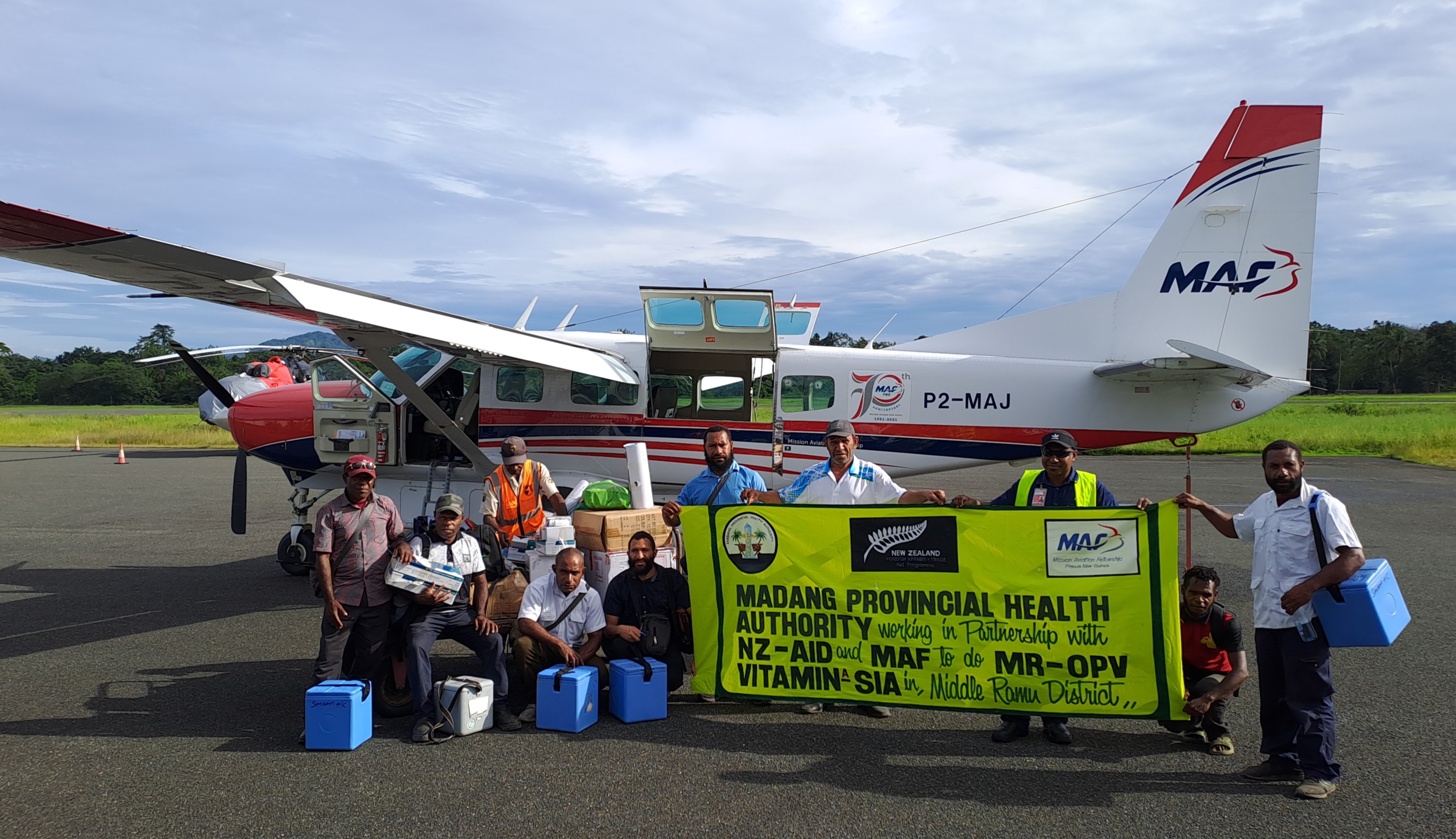 MAF flights in support of the Measles-Rubella Supplementary ...