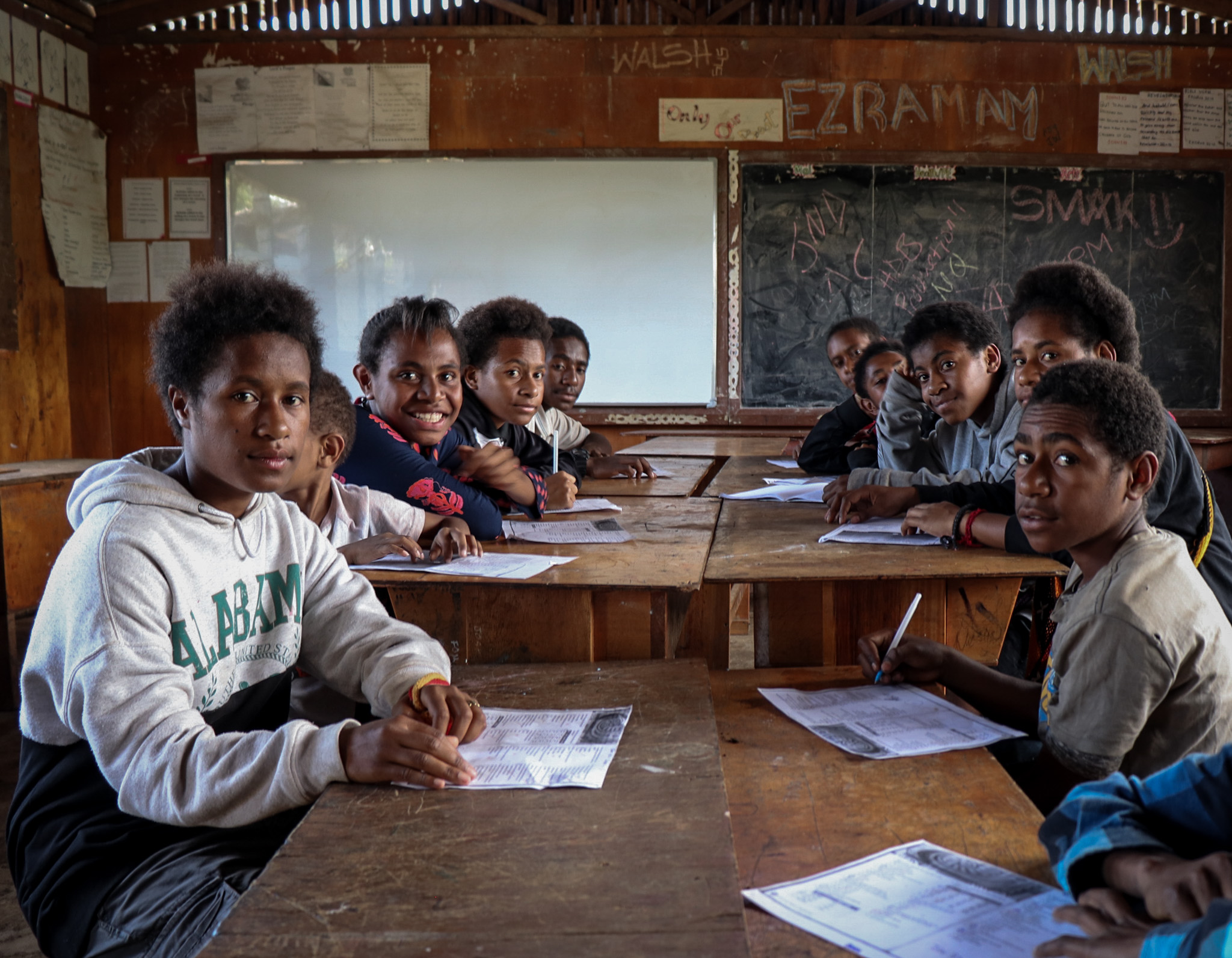 MAF Technologies hand Bible gifts to students | MAF International